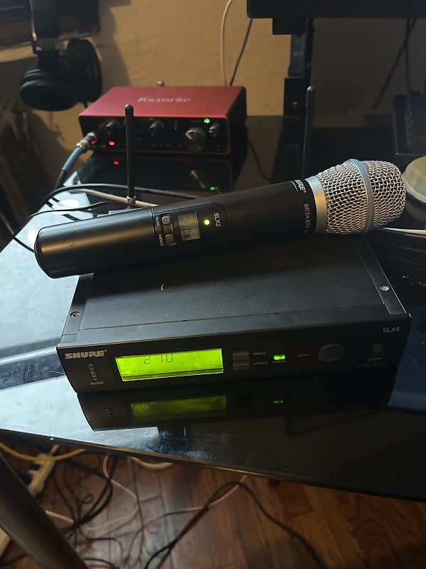 Shure Slx4 H5 with Beta 87A 2010s - Black | Reverb