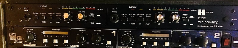Demeter H-Series 2-Channel Tube Mic Pre-Amp | Reverb