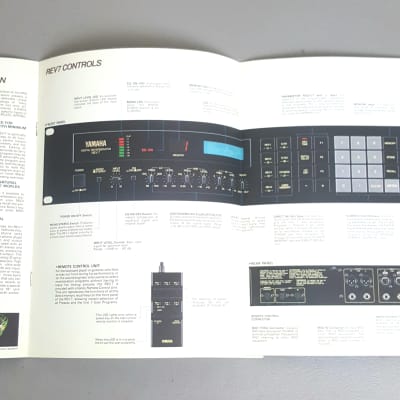 Yamaha REV7 REV 7 Vintage Digital Reverb - Original Brochure | Reverb