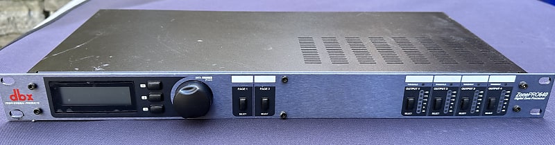 dbx ZonePRO 640/641 Digital Zone Processor | Reverb