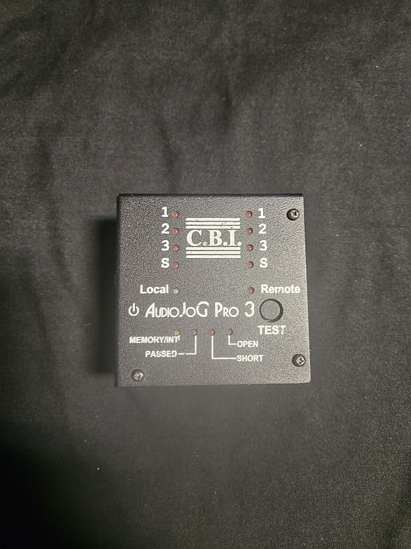 CBI Cables Audio JoG Pro 3 Cable Tester 2000s | Reverb
