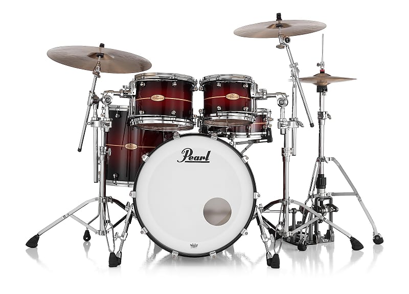 Pearl Reference One 4-pc. Shell Pack, Natural Banded Redburst | Reverb