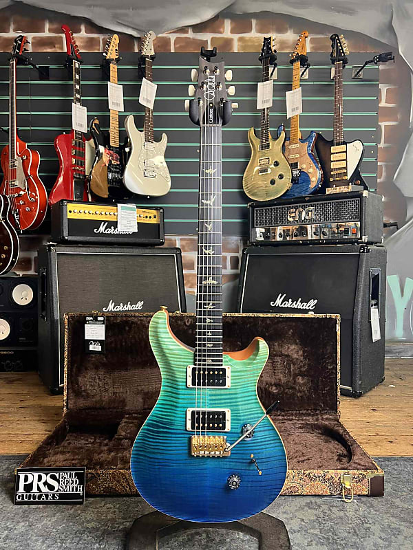 PRS Wood Library Custom 24 Satin Matteo Blue 2024 Electric | Reverb UK