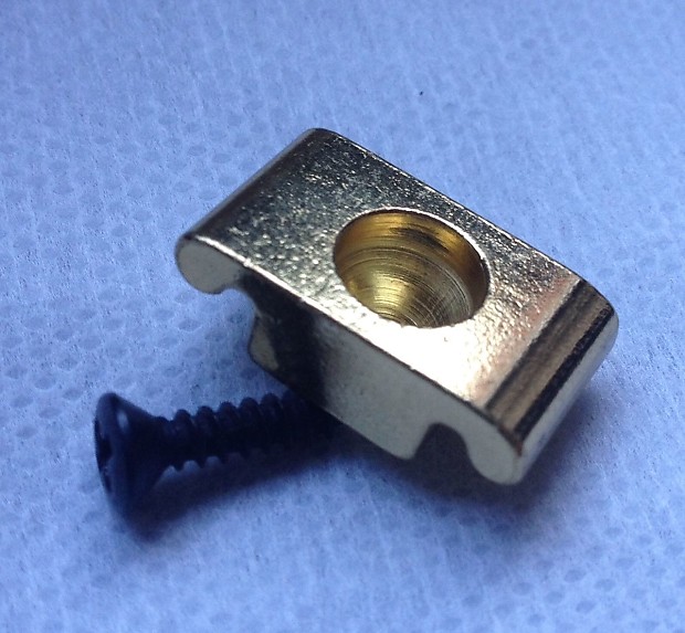 Fender Stratocaster String Tree / Retainer Brass NOS from | Reverb