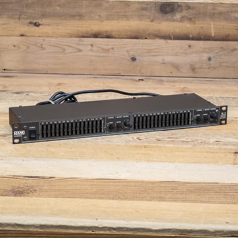 Rane ME-15 (ME15) 2-Channel Graphic Equalizer | Reverb