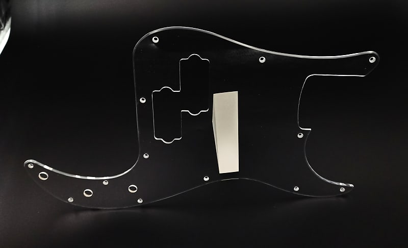 clear acrylic pickguard for us/mex fender 4 string standard | Reverb