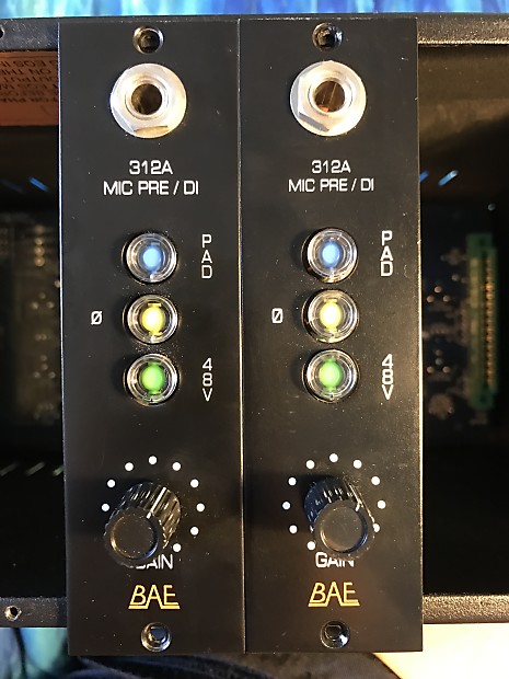 BAE 312DI 500 series 2014 Black | Reverb