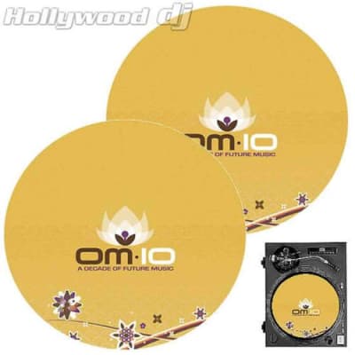 Sicmats DJ Slipmats OM RECORDS Technics Turntable Slip Mat | Reverb