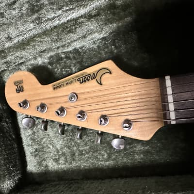 Moon Custom Guitars Stratocaster Pale Yellow | Reverb