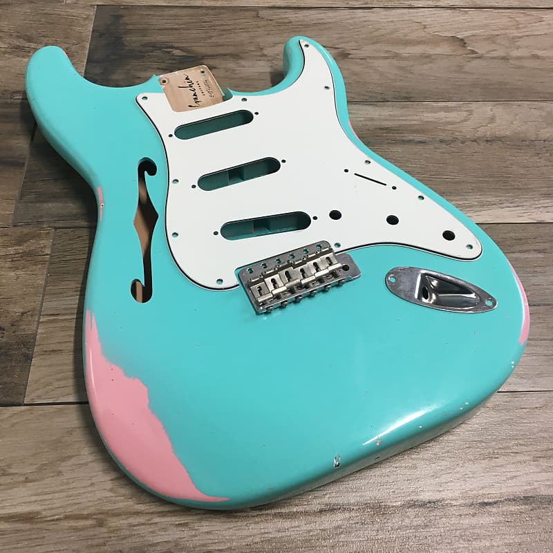 FRANCHIN Mercury F guitar body Heavy Relic Aged Sea | Reverb Canada