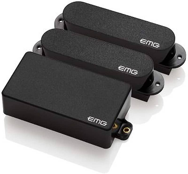 EMG S/S/81 (Black) - Two S Series Strat Pickups w/81 Series | Reverb