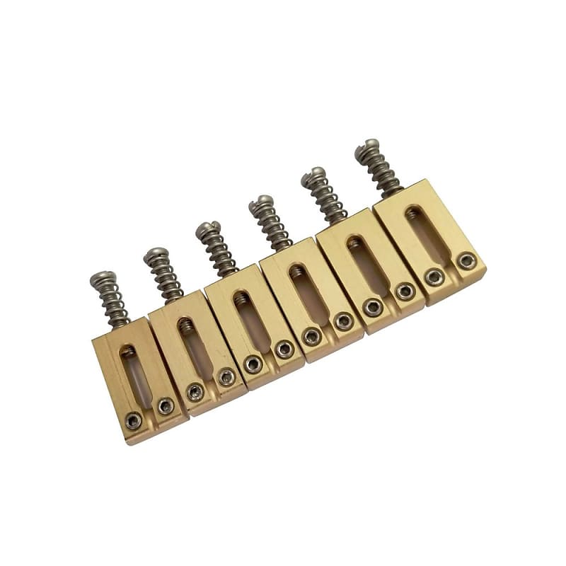 Guitar Bridge Saddles Solid Brass 54mm (2 1/8") 10.80mm for | Reverb
