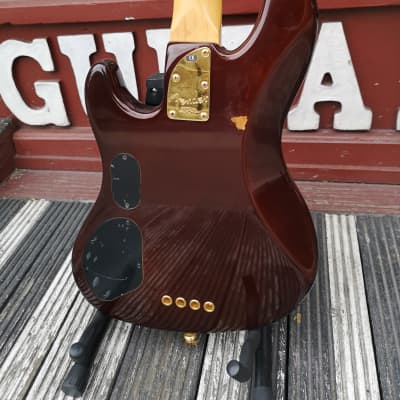 Fender American Deluxe FMT Jazz Bass 2002 - Bourbon Burst | Reverb