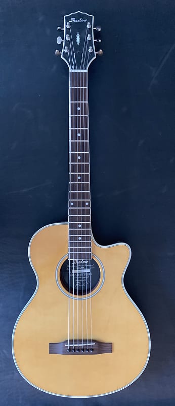 Shadow JM CA-44 Acoustic/ Electric Thinline Natural Chet | Reverb