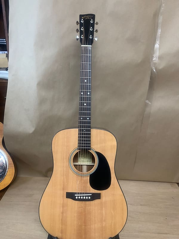 Recording King RD-318 Deluxe Dreadnought Natural | Reverb