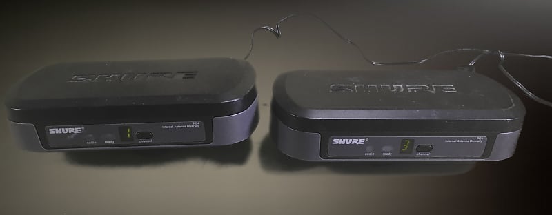 2 Shure PG4 Receivers Only No Mics/No Belt Packs | Reverb