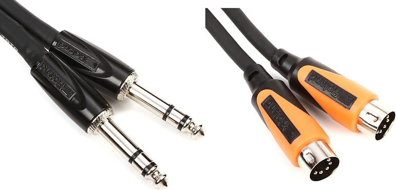Roland RCC-15-TRTR Balanced Interconnect Cable - 1/4-inch TRS | Reverb