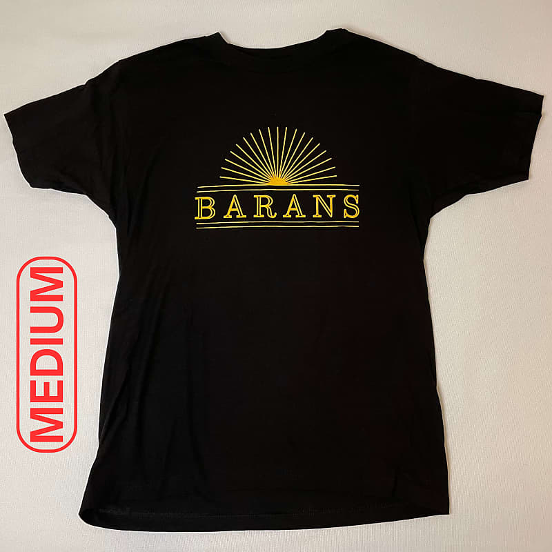 Tultex BARANS - Shining Light Logo T-Shirt - Black - MEDIUM | Reverb
