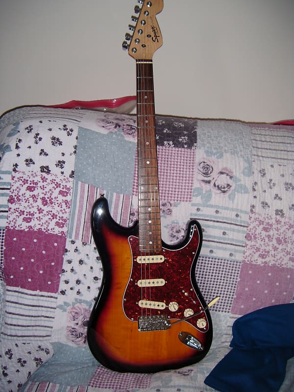 Squier strat 2000 - sunburst heavily upgraded | Reverb UK