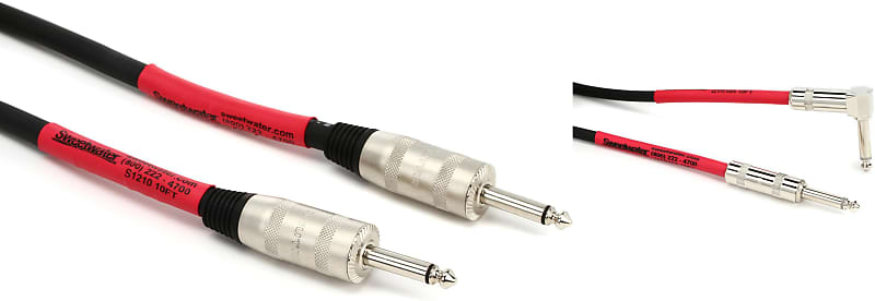 Pro Co S12-10 1/4 inch TS to 1/4 inch TS Speaker Cable - 10 | Reverb