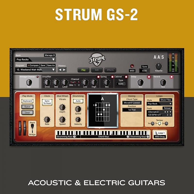 Applied Acoustics Systems Strum GS-2 Virtual Synthesizer | Reverb