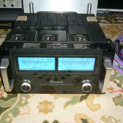 McIntosh MC500 500-Watt Stereo Solid State Power Amplifier | Reverb