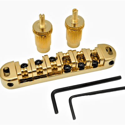 Wilkinson LOCKING ROLLER Bridge Epiphone Les Paul Guitar-Gold | Reverb