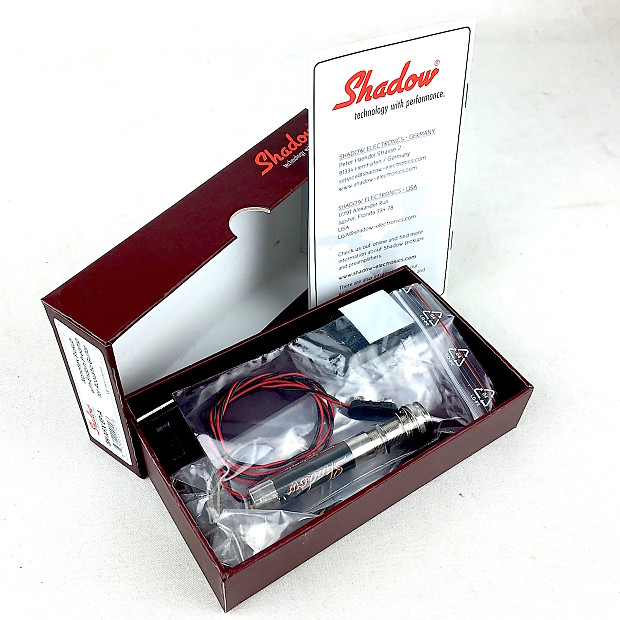 Shadow SH NFX EP-A - Nanoflex Pickup w/ Endpin Preamp - Black | Reverb