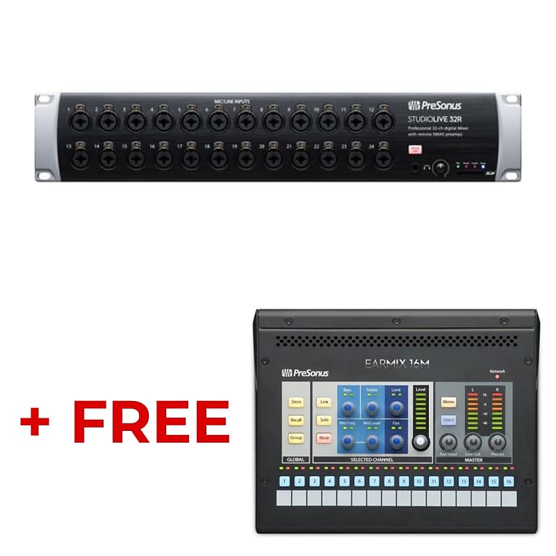 PreSonus STUDIOLIVE 32R 32-Channel Stage Box and Rack Mixer+ | Reverb