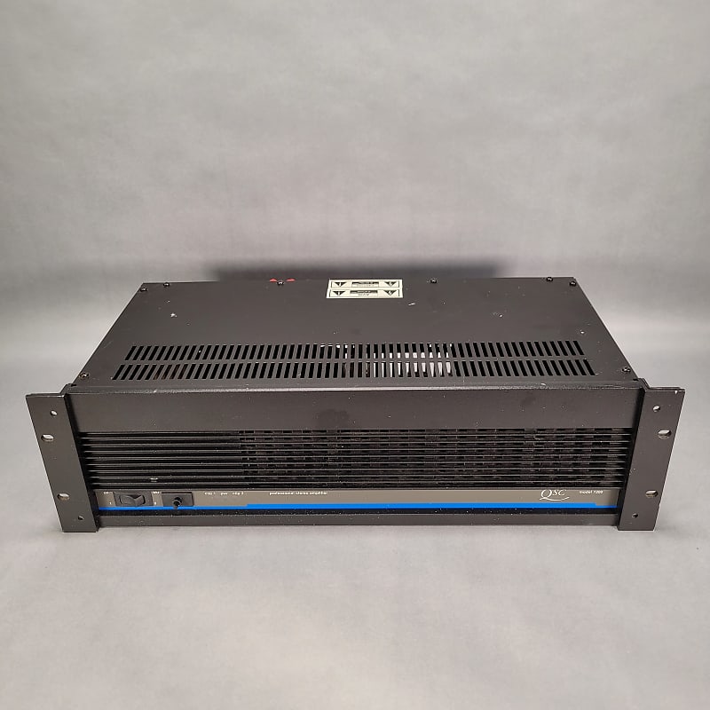 QSC 1200 Professional Stereo Amplifier - Black | Reverb