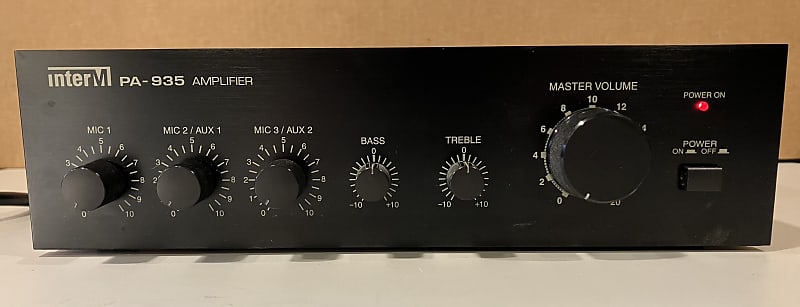 Inter-M PA-935 powered PA mixer | Reverb
