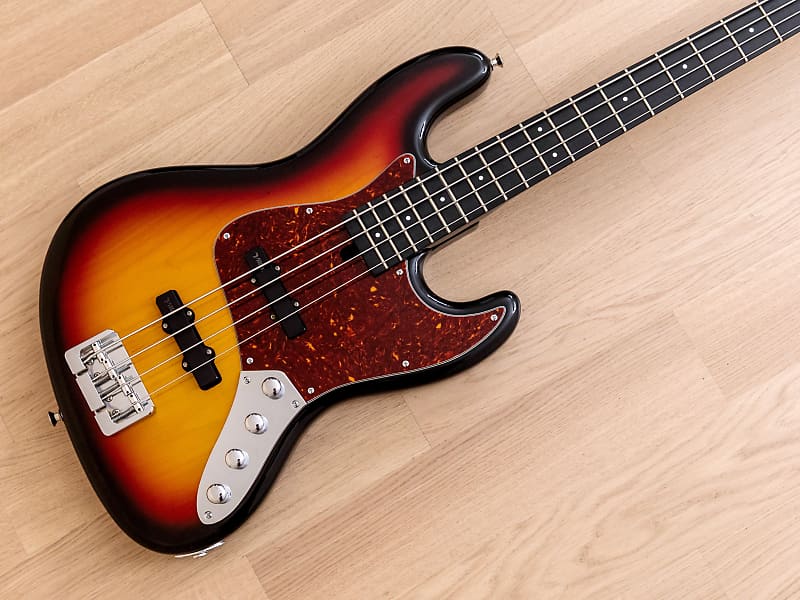 2004 Modulus Graphite VJ4 Vintage J Bass Sunburst Near Mint | Reverb