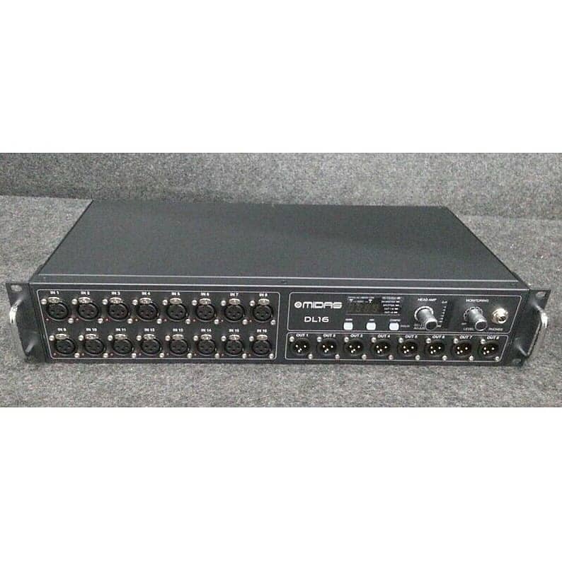 Midas DL16 16 Input, 8 Output Digital Mixing Stage Box W/16 | Reverb