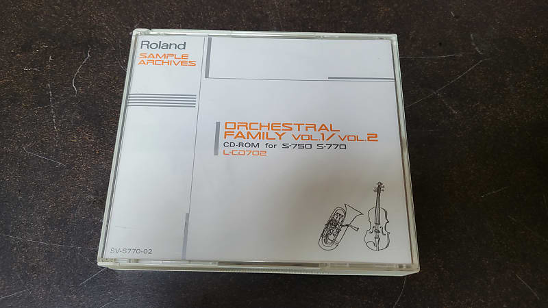 Roland Orchestral Family Vol 1/2 Sample Library for | Reverb