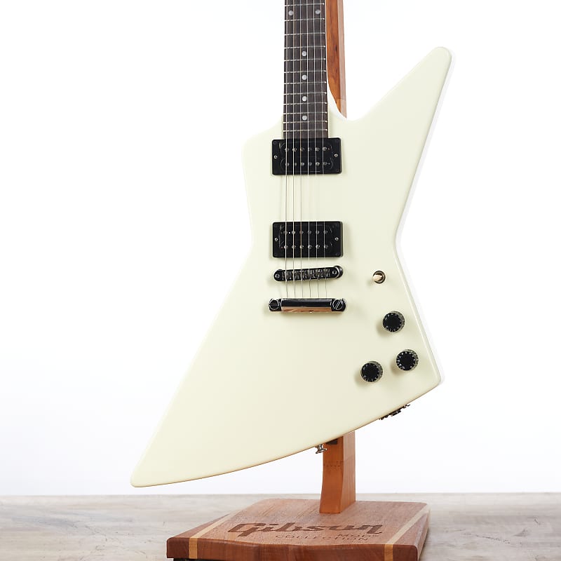 Gibson 80s Explorer, Classic White | Modified | Reverb