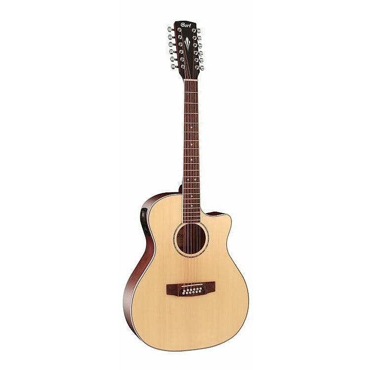 Cort Grand Regal Acoustic-Electric 12 String Guitar Open Pore | Reverb