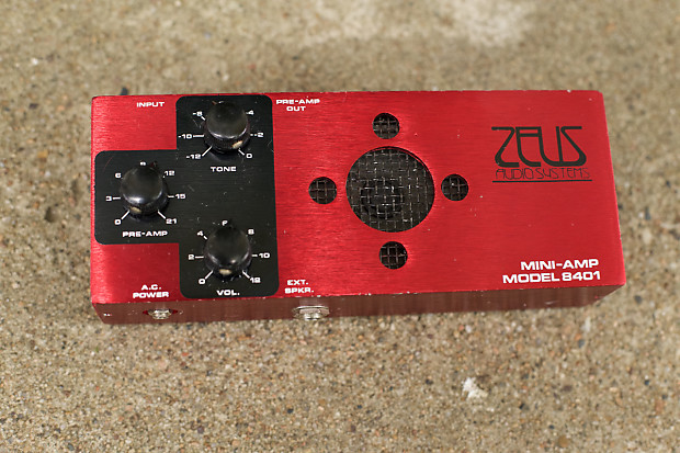 Zeus Audio Systems Mini-Amp 8401 Red | Reverb