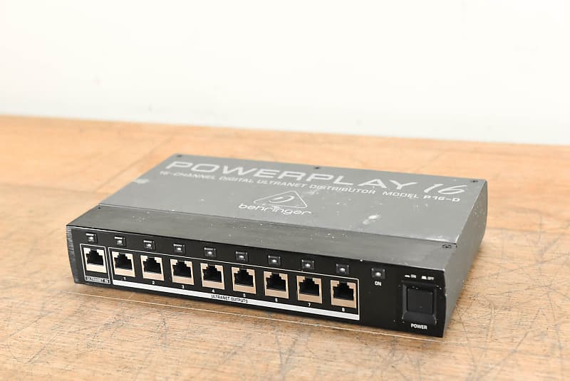 Behringer Powerplay P16-D 16-Channel Distribution Module | Reverb