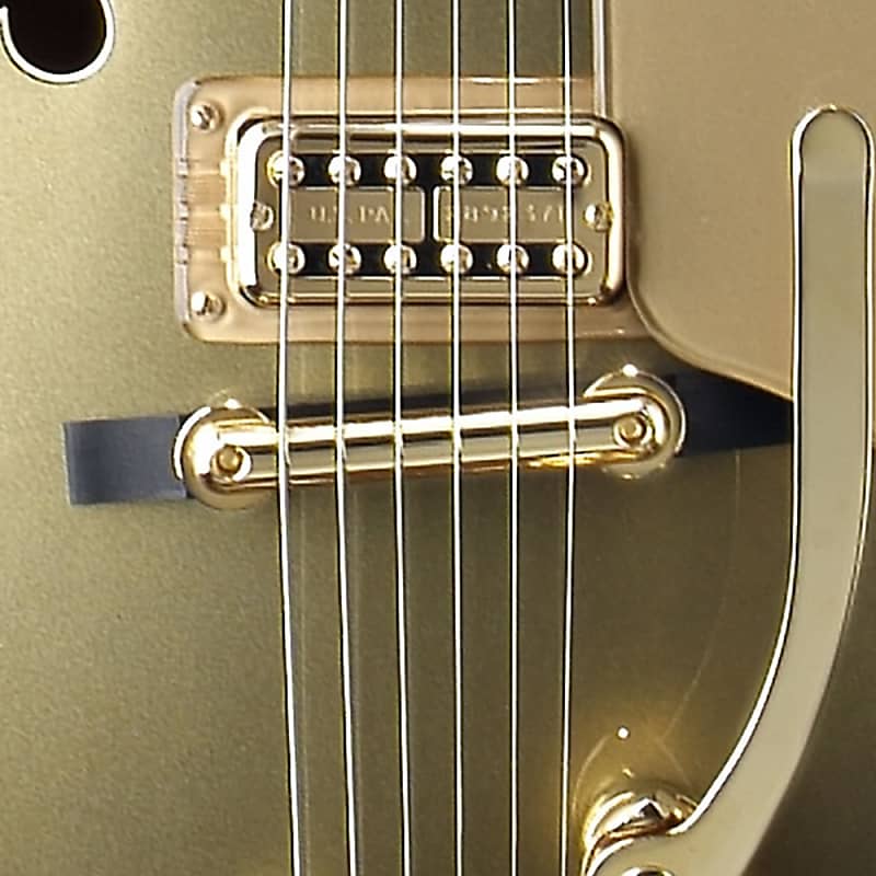 Gretsch Rocking Bar Bridge With Ebony Base - GOLD, | Reverb