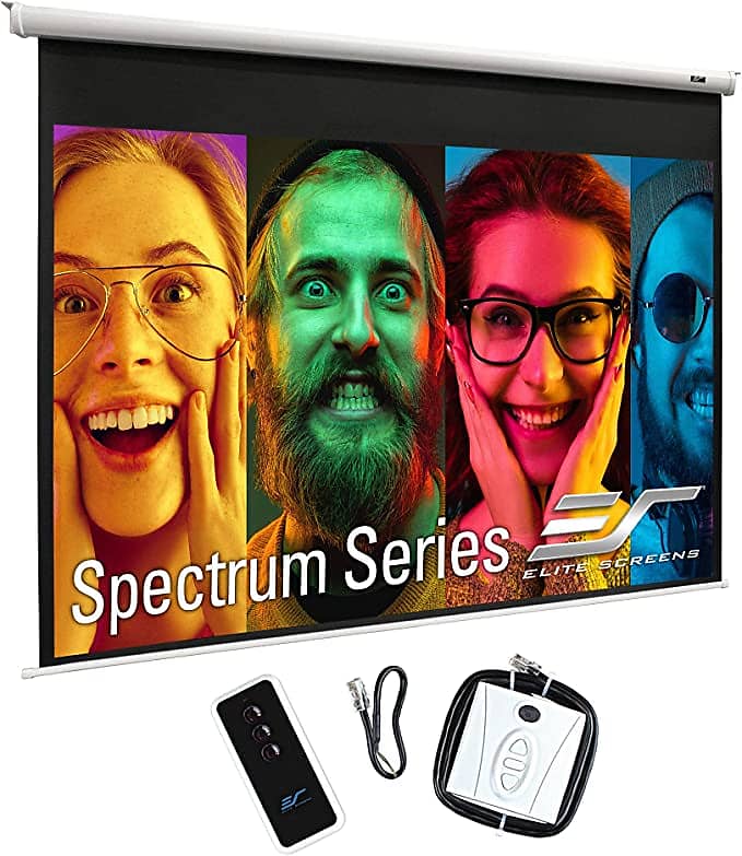 Elite Screens Electric 120V Spectrum Series 2014 - White | Reverb