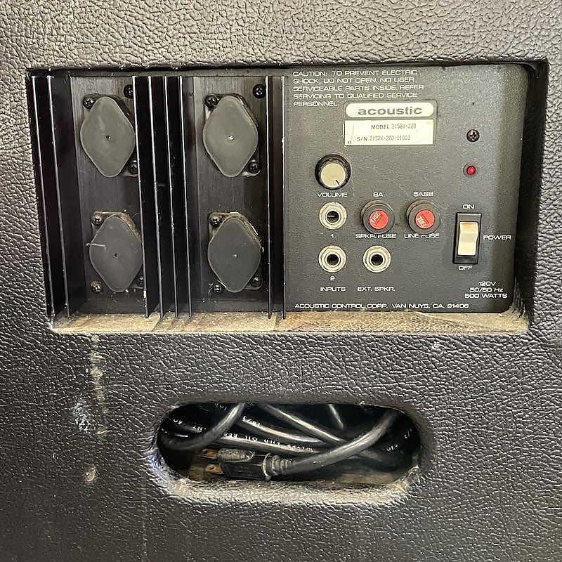 Used Acoustic 215BX-220 VINTAGE BASS CAB Bass Speaker | Reverb