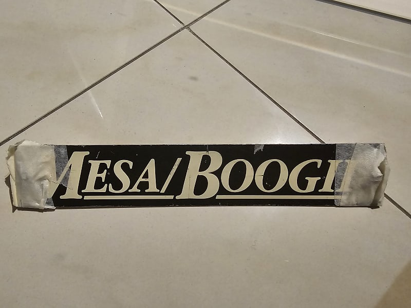 Mesa Boogie Logo 1980 - black mark III IIC+ | Reverb