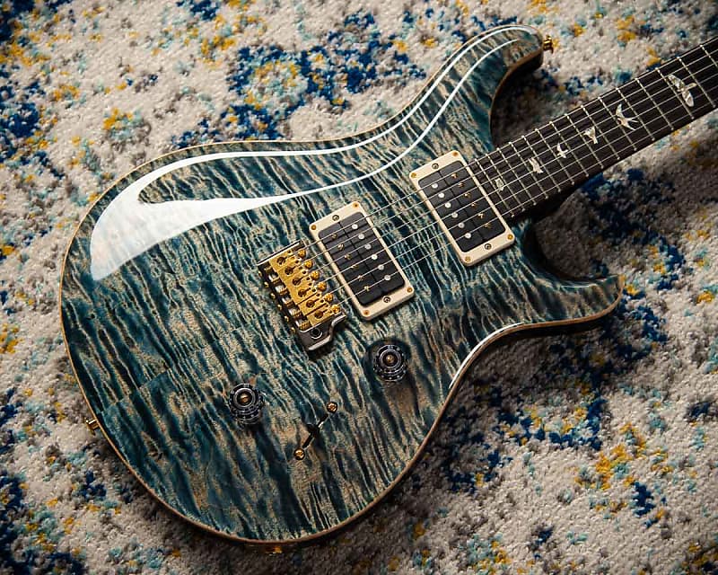 PRS Custom 24 2023 - Faded Whale Blue 10 Top | Reverb