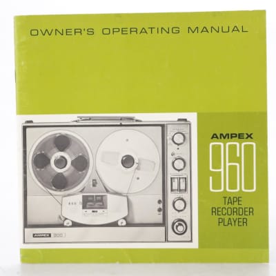 Ampex 900 Series Model 960 Reel to Reel Tape Recorder #45140 | Reverb