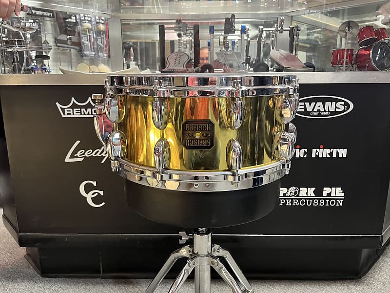 Gretsch Brass 4166 Model 6x14 Snare Drum - 80’s Era Rare | Reverb