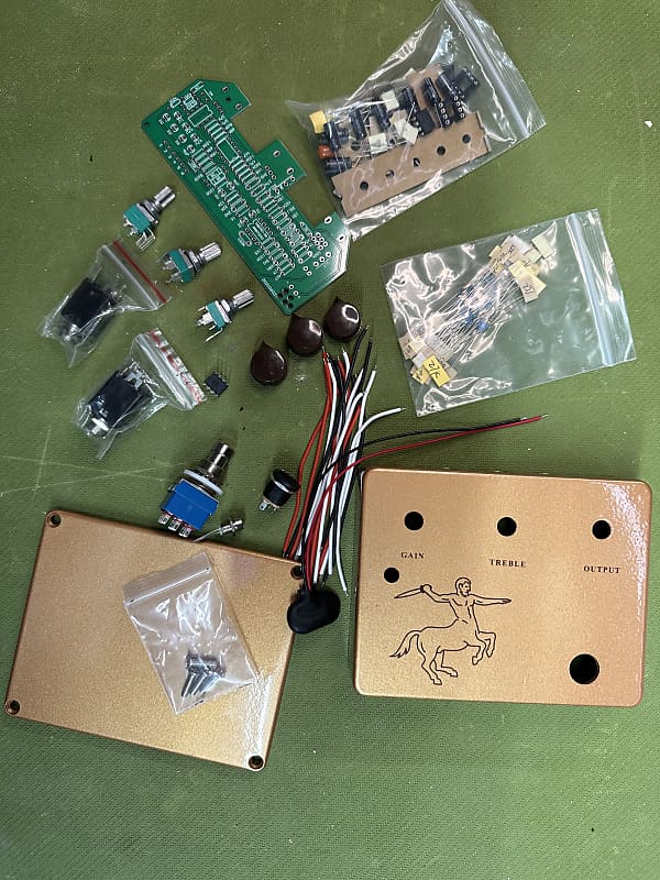 Klon Centaur clone DIY kit 2024 - Gold | Reverb