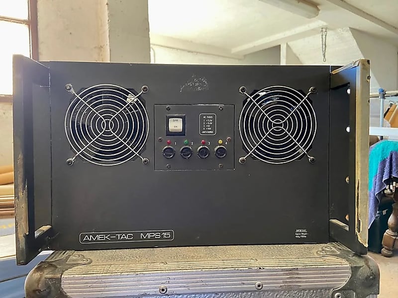 AMEK-TAC MPS-15 Power Supply WORKING and Good Condition | Reverb