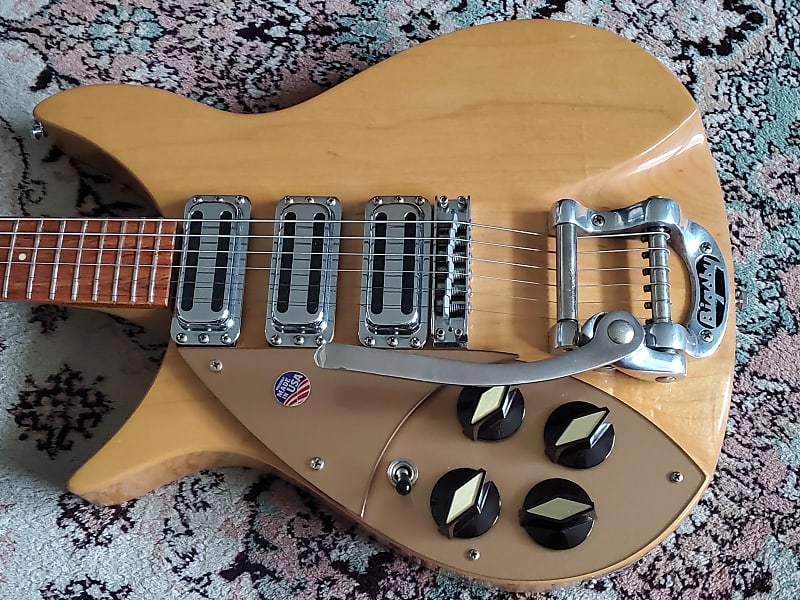 Left Handed 1992 Rickenbacker 325V59L-MG with Bigsby, Mint | Reverb