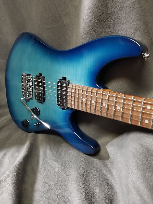 Ibanez AZ24S1F-TXB Standard Transparent Turquoise Burst | Reverb