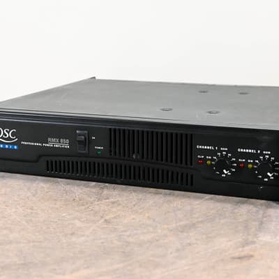 QSC 1450 RMS Rack-Mounted Power Amp - Black | Reverb